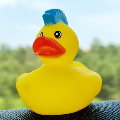 ️🦆 Yellow Mohawk Rubber Duck Jeep Ducking 🛻 Jeep Wrangler Accessory ...